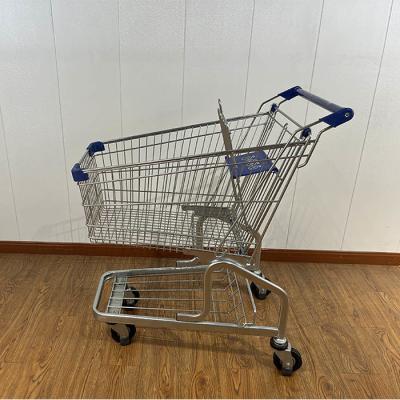 China 100L Durable German Type Small 4 Wheels Shopping Trolley for sale