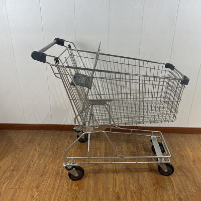 China Australia Style Zinc Plated and Powder Coated Supermarket Shopping Trolley for sale