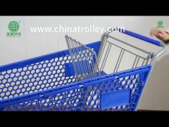 165l hot selling durable america style china plastic shopping carts