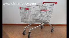 240L Shopping Trolley CE Metal Supermarket Cart
