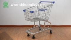 Retail Grocery Carts Metal Color Powder Coating German type Steel Shopping Cart