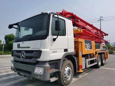 中国 使用された具体的なポンプ トラックのベンツのシャーシ ポンプ36メートルのPutzmeister 販売のため