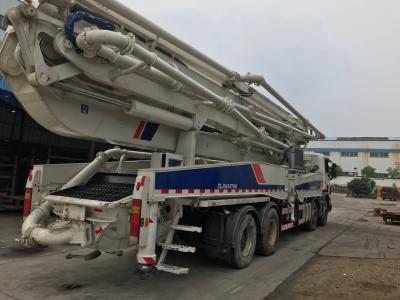 China het Cementvrachtwagen van 50Meter 309KW met Pomp, de Concrete Dieselmotor van de de Vrachtwagen Tweede Hand van Scania Te koop