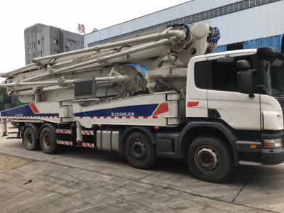 China het Cementvrachtwagen van 50Meter 309KW met Pomp, de Concrete Dieselmotor van de de Vrachtwagen Tweede Hand van Scania Te koop