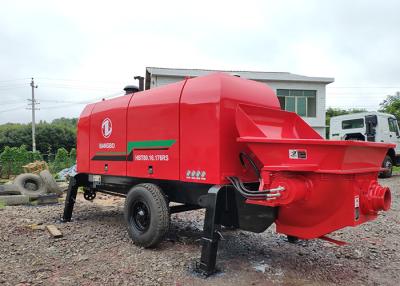 Cina BANGBO 80m3/H Mini Concrete Pump Machine, miscelatore della pompa per calcestruzzo rosso in vendita