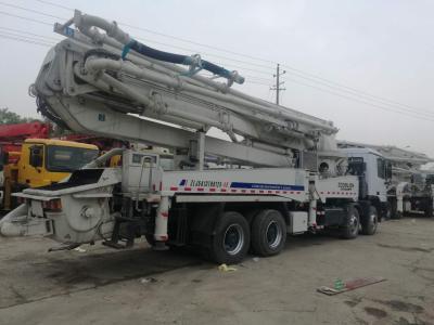 China 300KW 50m Actros 4141 Concrete Lorry With Pump 2008 Year Large Capacity for sale