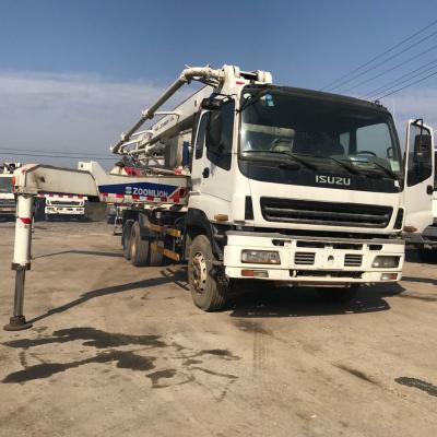 Cina ZOOMLION camion ISUZU Chassis Refurbished del cemento utilizzato 37 metri in vendita