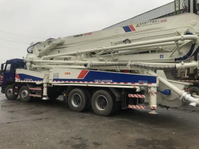 China de Vrachtwagen van het de Pompcement van 110m3/H 279KW, de Gebruikte Concrete Chassis ISO90001 van Materiaalvolvo Te koop