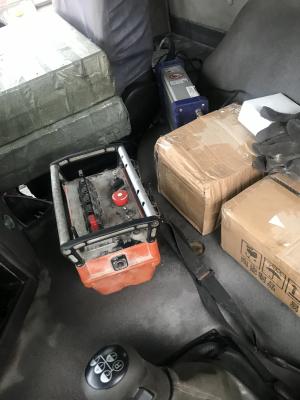 China de Vrachtwagen van het de Pompcement van 110m3/H 279KW, de Gebruikte Concrete Chassis ISO90001 van Materiaalvolvo Te koop