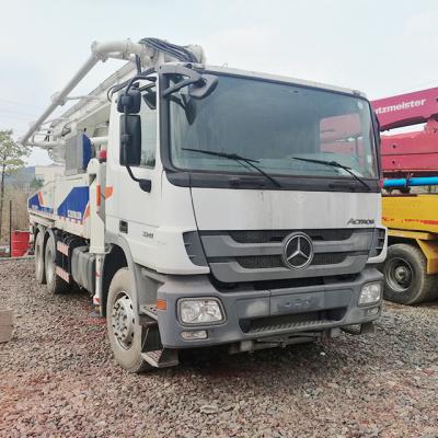 Cina pompa montata camion di 120m3/H Beton, asta della pompa per calcestruzzo 4 di 38m con il motore diesel in vendita