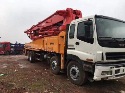 中国 2011年秒針のトラック46のメートルIsuzu、Sanyのブランドの赤くおよび白いポンプ 販売のため