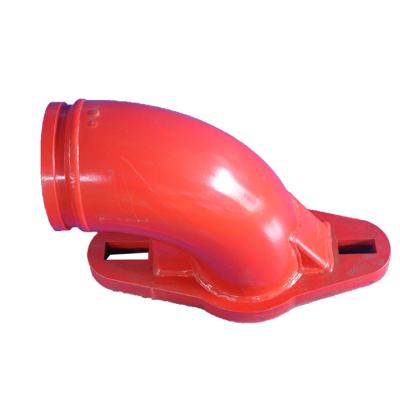 China Twin Wall Zoomlion Spare Parts Concrete Pump Hinge Bend Pipe Elbow for sale