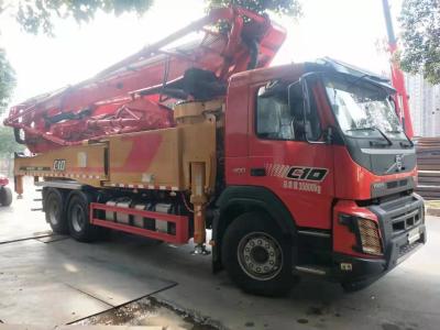 China SY 52m BENZ Beton Pump 180m3/H Used Concrete Pump Truck for sale