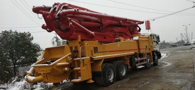 China Putzmeister 42m het Cementvrachtwagen van Boomisuzu chassis used Te koop