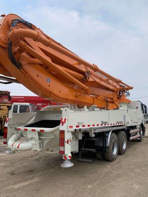 Cina Camion dell'asta della pompa per calcestruzzo della seconda mano 49m Actros in vendita