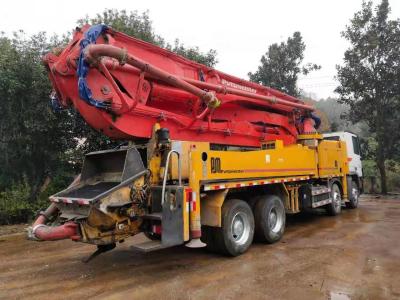 China 49m gebruikten 2012 Putzmeister Pompvrachtwagen 331KW met Mercedes Benz Chassis Te koop