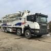 equipamento concreto do caminhão da bomba de 50M Scania Used 4 Axle Dump Truck Zoomlion Cement