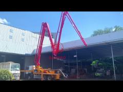 Het Jaar Putzmeister 38m van bouwmachines 2012 Beton-Vrachtwagen van de Pomp de Concrete Pompende Gebruikte Concrete Pomp