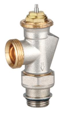 China Vernikkelde hoekthermostaatkranen M 3/4'' X M 1/2'' Te koop