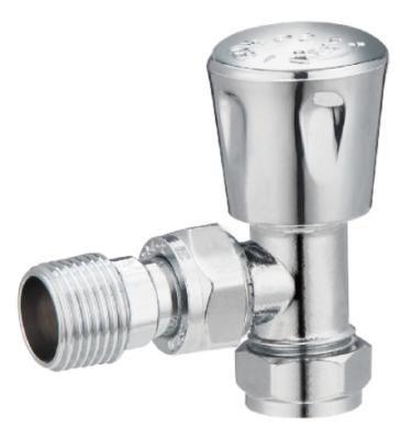 Cina Valvole Termostatiche Moderne Ad Angolo 1/2'' Per Tubo Rame 15 mm Con Coda Valvola Cromata in vendita
