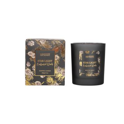 China OEM van de het Glaskruik van de huisluxe 155G Aroma Bemerkte Kaars Te koop