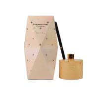 China Long Lasting Fragrance Decorative Scented Reed Diffuser 200ml Glass Jar Home Air Freshener for sale
