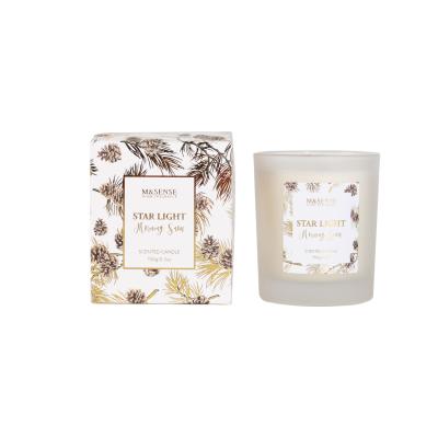China de Bemerkte Kaars van 155G 30H Aroma, niet Giftige Kerstmiskaarsen Te koop