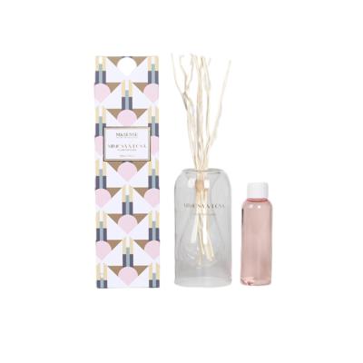 Cina Mimosa & Rose Scents Reed Diffuser Luxury eleganti naturali della stanza del contenitore 3.4oz in vendita