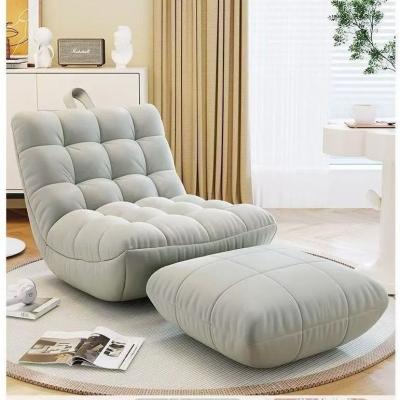 China Modern Single Balcony Tatami Lounge Chair Lazy Leisure Bean Bag Sofa with Tech Fabric Modular Design for Living Room for sale