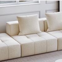 China Custom Vacuum Packed Compressed Sponge Modular Sectional Sofa Set with Ottoman 35D Density for Home for sale