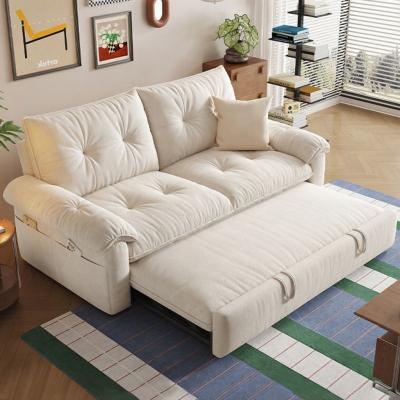China Multifunction Cloud Sofa Bed for Living Room and Villa Adjustable Extendable Double Seat with Reclining for Sleeping for sale