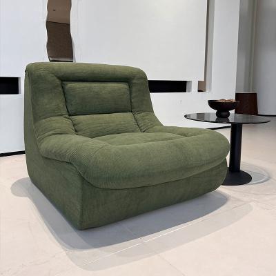 China Custom Lazy Sofa Frameless Leisure Single Seat Bread Sofa Chair Fabric Could Couch Vacuum Compressed Sofa for Living Room for sale