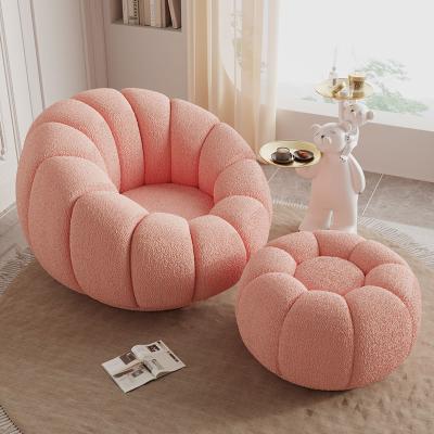 China Modern Comfortable Single Upholstered Reclining Compressed Sofa with Footrest for Villa Living Room for sale