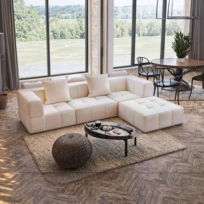 China Simple Installation Customized Color L-shaped Extendable Sofa Vacuum Compression Sofa Simple Design Bedroom Living Room Villa for sale