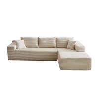 China Customized Fabric Compressed Sofa Set with Rebonded Foam for Living Room 7-30 Days Delivery for sale