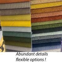 China Compressed Sponge Folding Convertible Modular Vacuum-Packed Fabric Sofa Bed 32D for sale