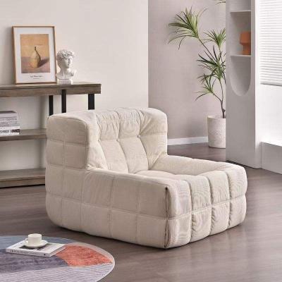 China Living Room Bean Bag Chair Lounge Sofa Fabric Upholstery Leisure 35D Sponge Sofa Boneless Chair Compressed Sofa for Living Room for sale