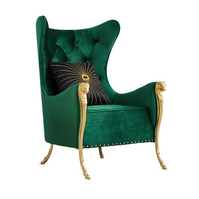 China Italian Style Designer Chair Modern Tiger Chair for Living Room Bedroom High Back Single Leisure Sofa Chair Wingback Armchair for sale