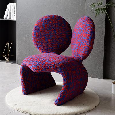 China Creative Single Leisure Lounge Chair Mickey Ear-Shaped Accent for Living Room and Bedroom Casual Lazy Chair for sale