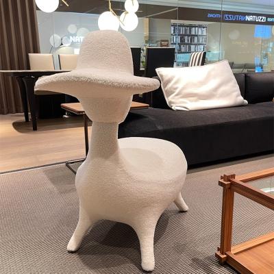China Creative Cartoon Animal Shaped Convertible Donald Duck Children's Stool Lounge Chair Living Room Bedroom Leisure Single Accent for sale