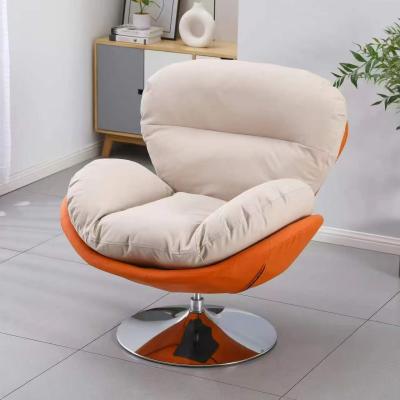 China Modern Eggshell Swivel Recliner Single-Seater Accent Lounge Sofa Chair for Living Room Outdoor Leisure Lazy Recliner Comfortable for sale