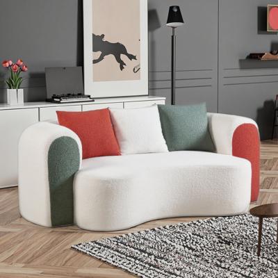 China Curved Rest Area Lounge Sofa Lounge Sofa Custom Sofa Sectional Seat Curve Shape Living Room Furniture Salon Leisure Sofa for sale