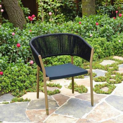 China Modern Style Outdoor Leisure Rattan Chair Durable Courtyard Furniture for sale