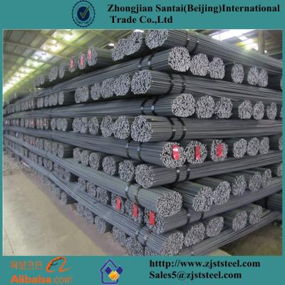 China Carbon steel black reinforcing steel rebar iron rod for construction for sale