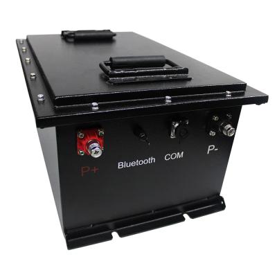 China Het Navulbare Lithium Ion Battery van de golfkar LFP 51.2V 105Ah met Bluetooth Te koop