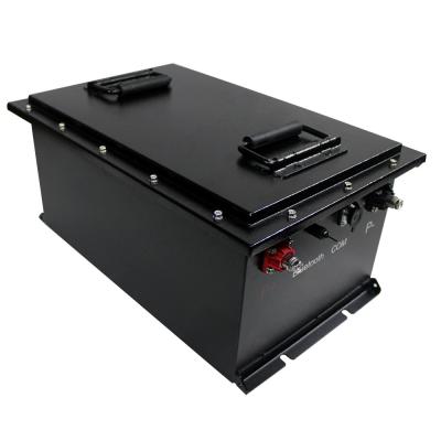 China Het Navulbare Lithium Ion Battery van de golfkar LFP 51.2V 105Ah met Bluetooth Te koop