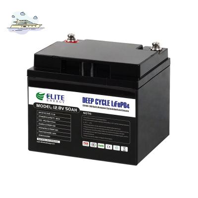 中国 力および太陽貯蔵システムのための深い周期12.8V 50Ah 12V LiFePO4電池 販売のため