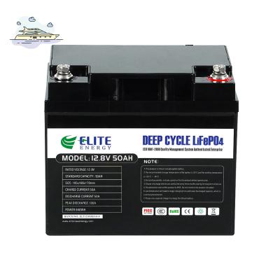 中国 力および太陽貯蔵システムのための深い周期12.8V 50Ah 12V LiFePO4電池 販売のため
