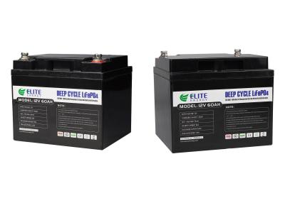 China De waterdichte van het het Lithiumfosfaat van IP54 12V 60Ah Navulbare Batterij Te koop