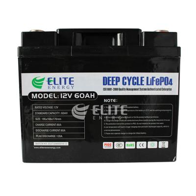China Roller-Ersatz 12V 60Ah wieder aufladbarer Li Ion Battery Lead Acid for sale